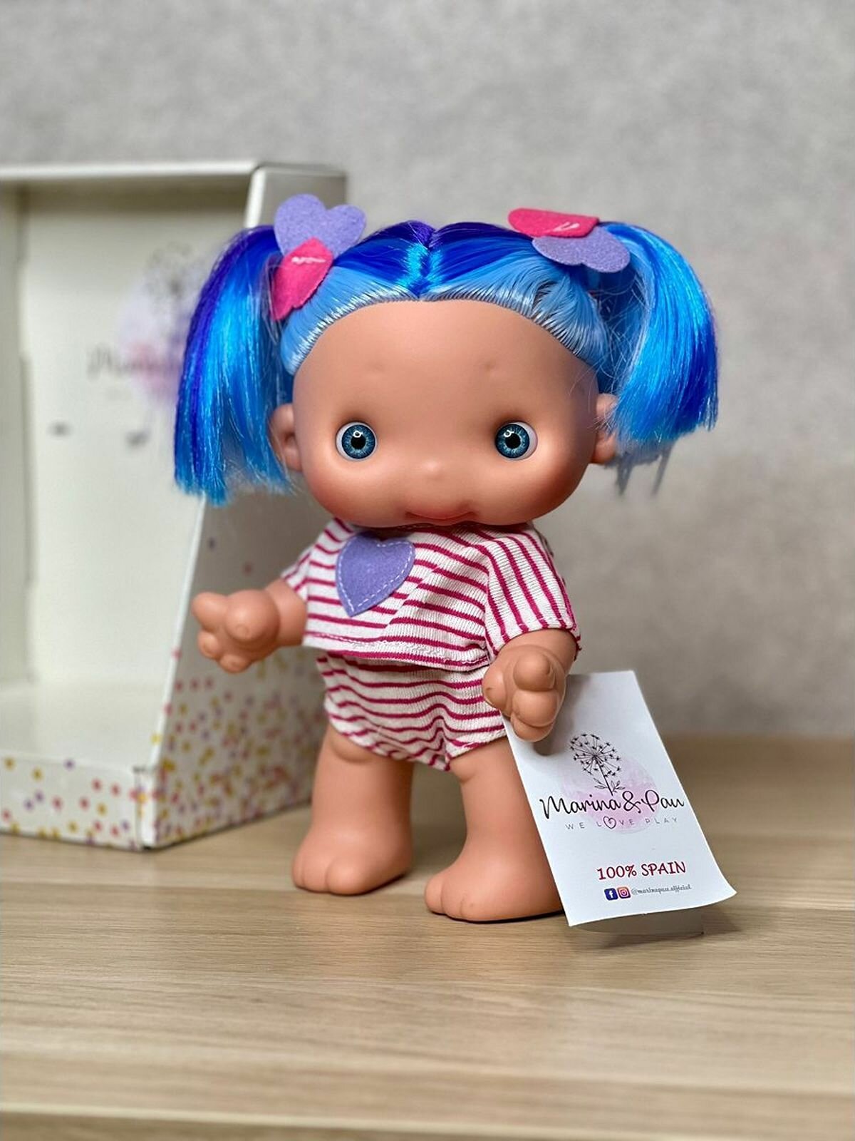 Кукла Пупс Marina and Pau 25 cм Piu
