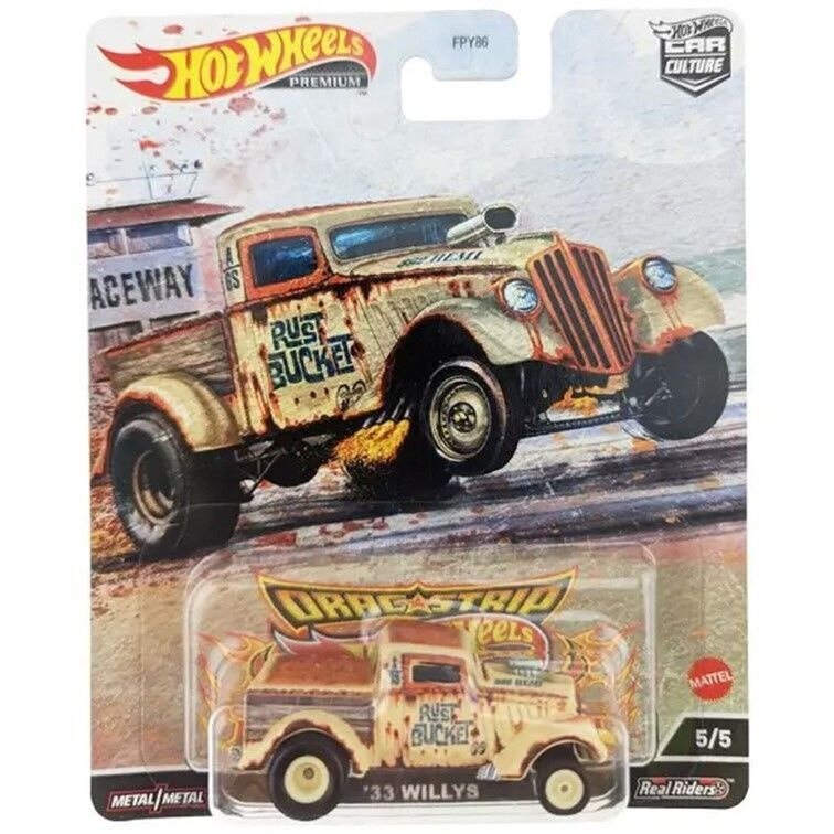 Машинка Hot Wheels Premium Car Culture 33 Willys 1:64 FPY86_HCJ88