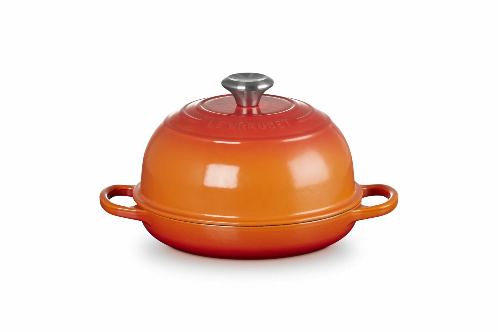 Le Creuset Форма для выпечки хлеба Cast Iron Bread Oven, 24 см (1,6 л) - цвет Volcanic