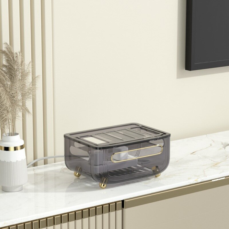 Коробка для хранения роутера, настольный органайзер для ТВ-приставки, стойка для кабелей, беспроводной сети, WiFi-бокса и модема