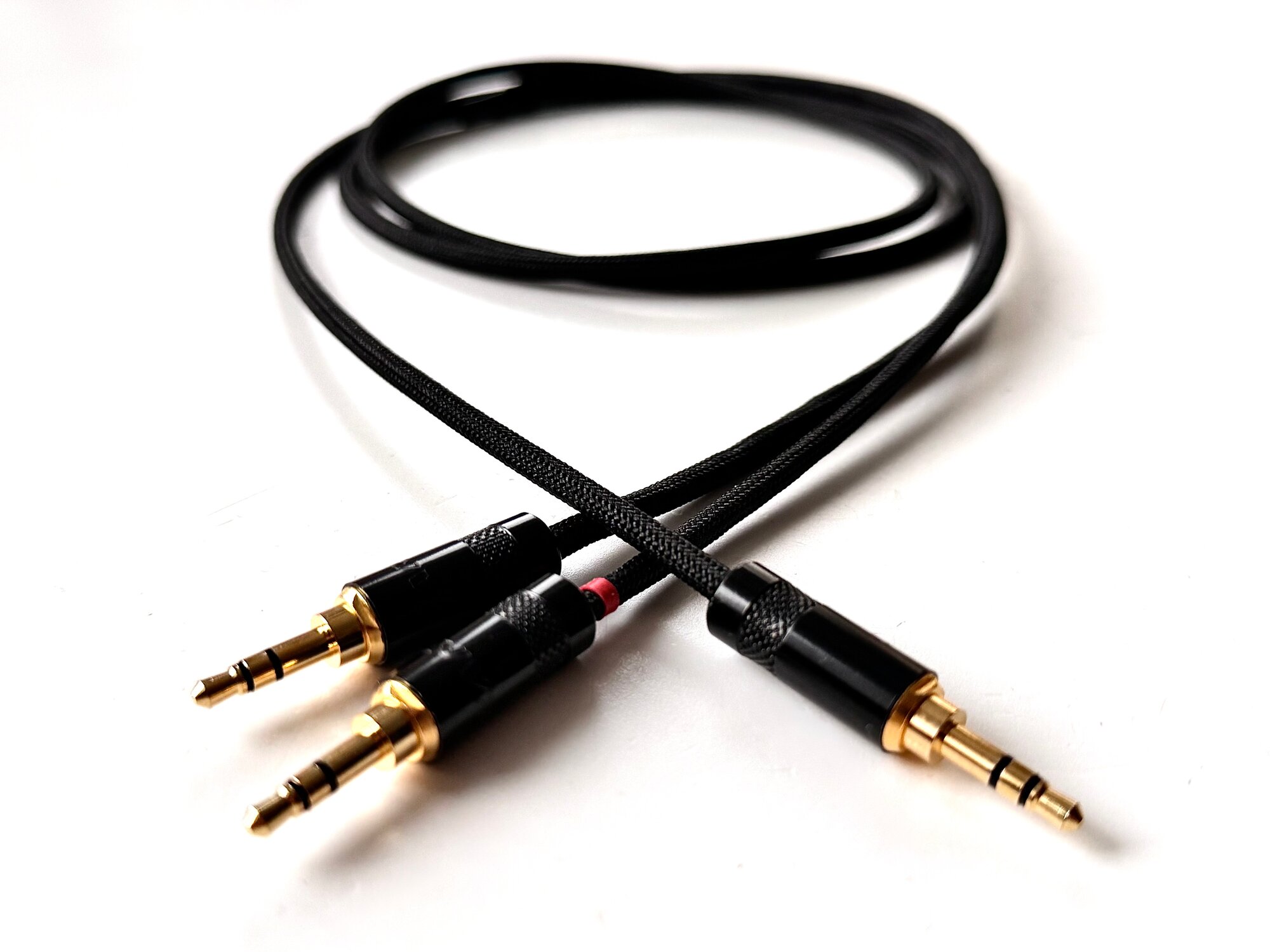 Кабель балансный авторский 1,5м для HiFiMan Kennerton Denon JVC с Jack 3.5mm