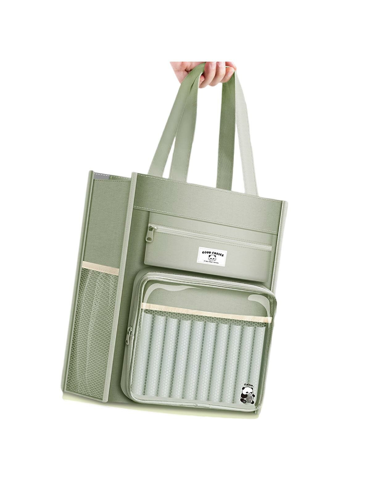 Ручная сумка для школьных книг для ученицы, девочки-подростка, многоцелевая сумка для книг