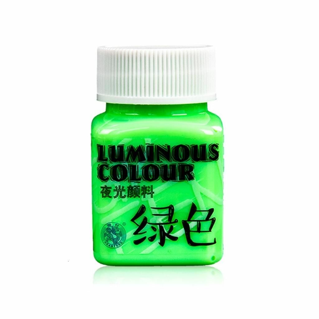 Светящаяся краска, Зеленый
