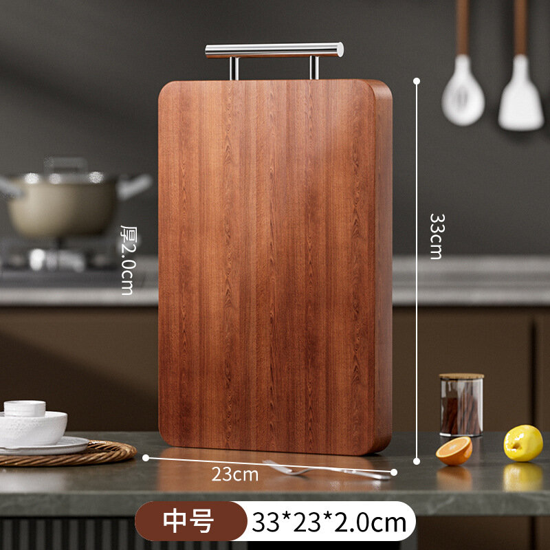 Новая разделочная доска из эбенового дерева, антибактериальная и устойчивая к плесени, домашняя разделочная доска из массива дерева, специальная двусторонняя разделочная доска для кухни, липкая доска