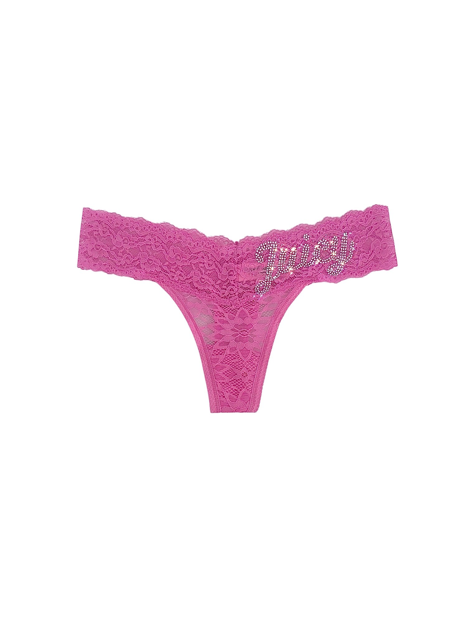 Трусы стринги Juicy Couture со стразами, 1шт