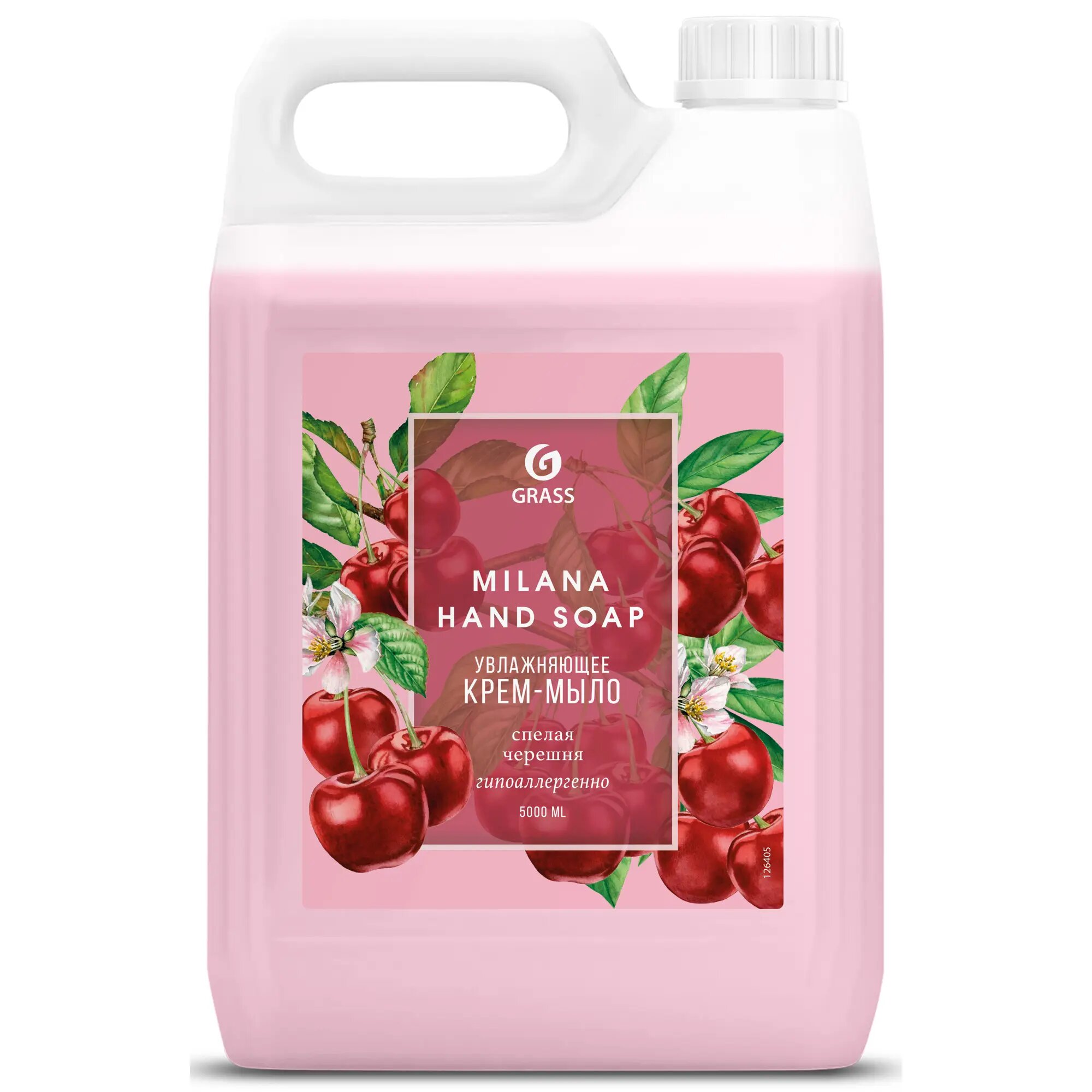 Жидкое мыло Grass Milana Спелая черешня 5 кг