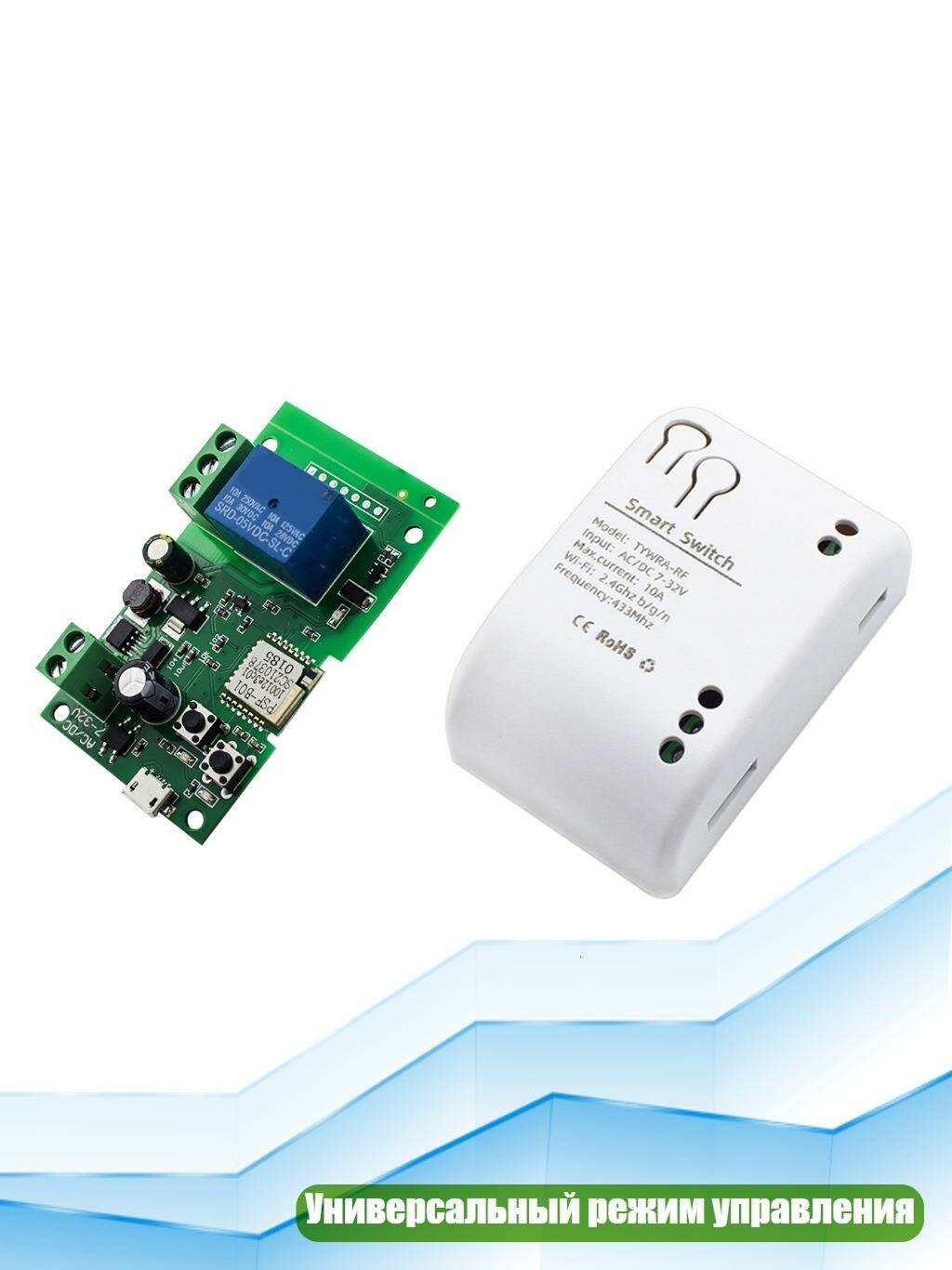 Модуль реле для открывания гаражных ворот с Wi-Fi, И DC7 32В