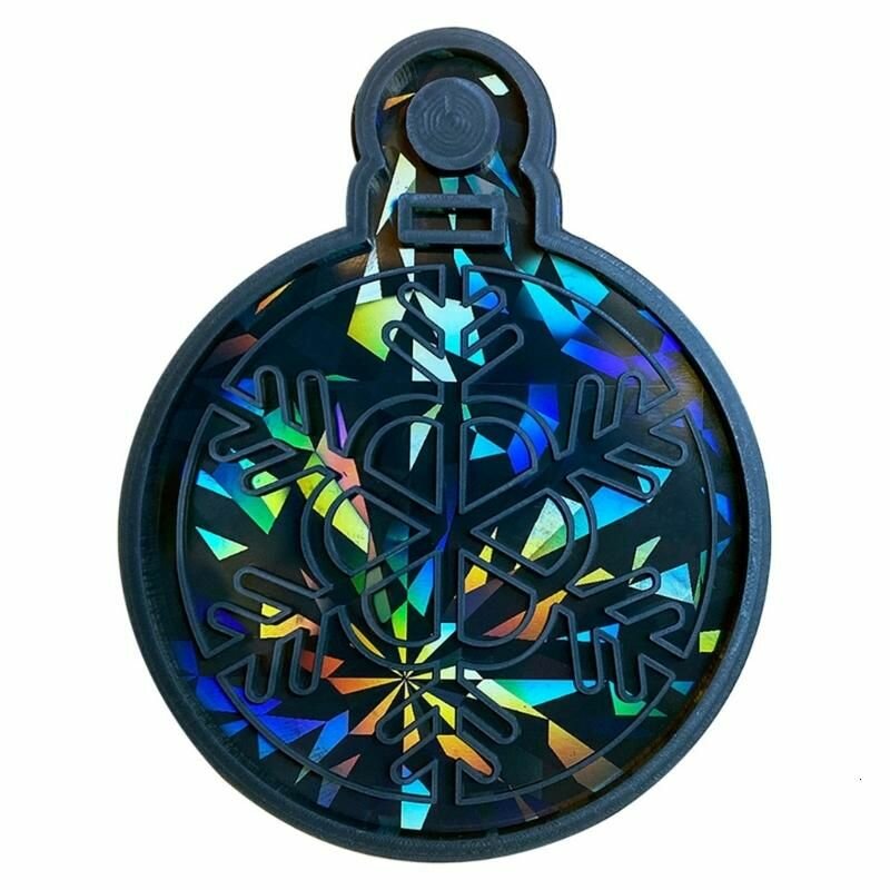 Голографическая силиконовая подвеска в виде снежинки, Форма-6