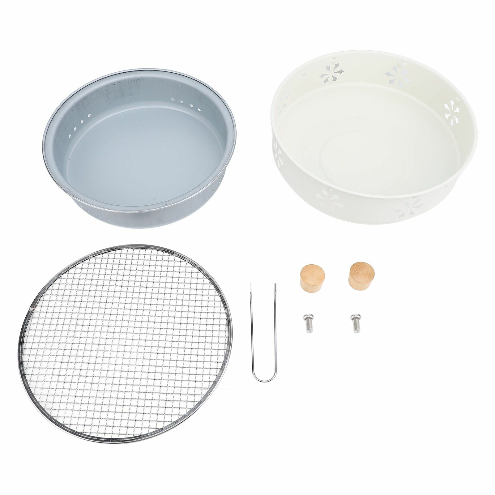 Портативный угольный гриль, 12-дюймовый, круглый