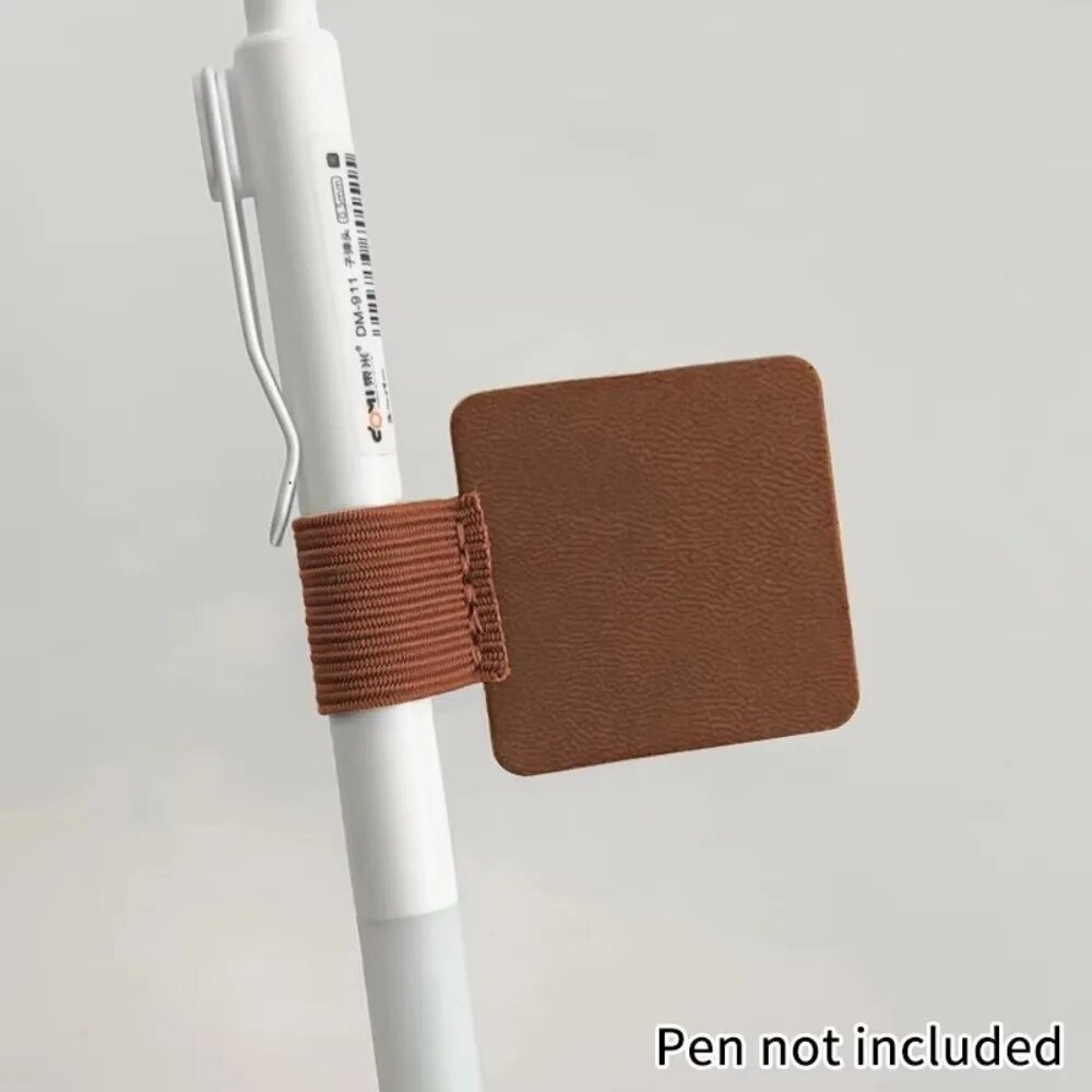 Держатель для ручки из ПУ кожи, Brown