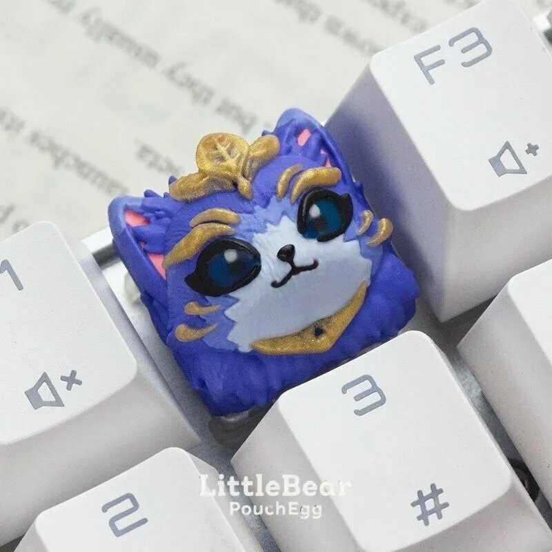 Кейкапы для клавиатуры Лига Легенд: Волшебный Котик 1 шт, League of Legends