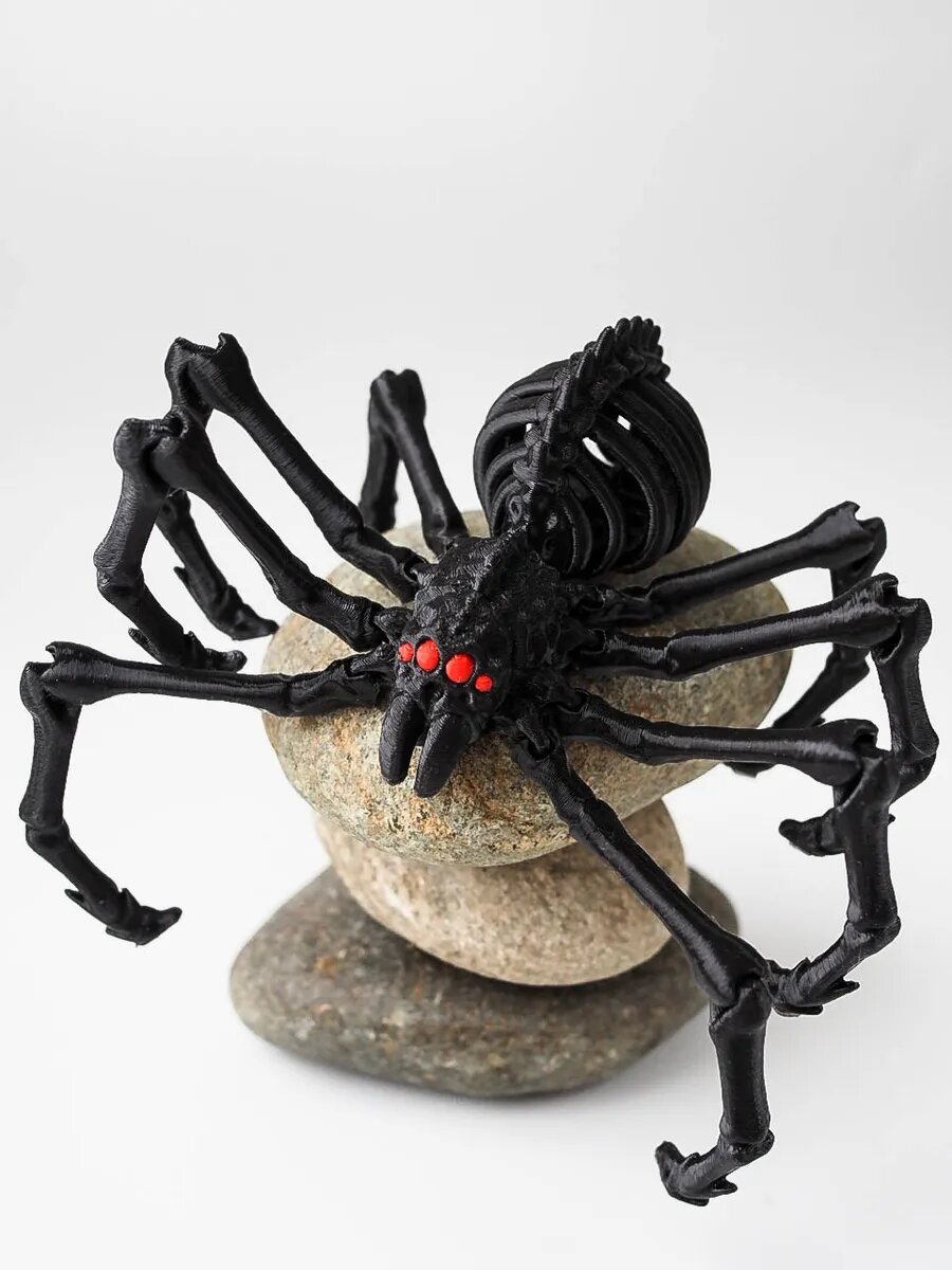 Подвижная игрушка Паук Скелет