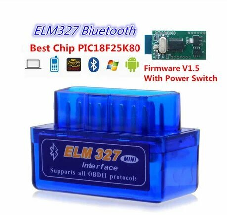 Автомобильный диагностический сканер ELM327, последняя версия, Super Mini ELM327 Mini BT ELM327 V1.5