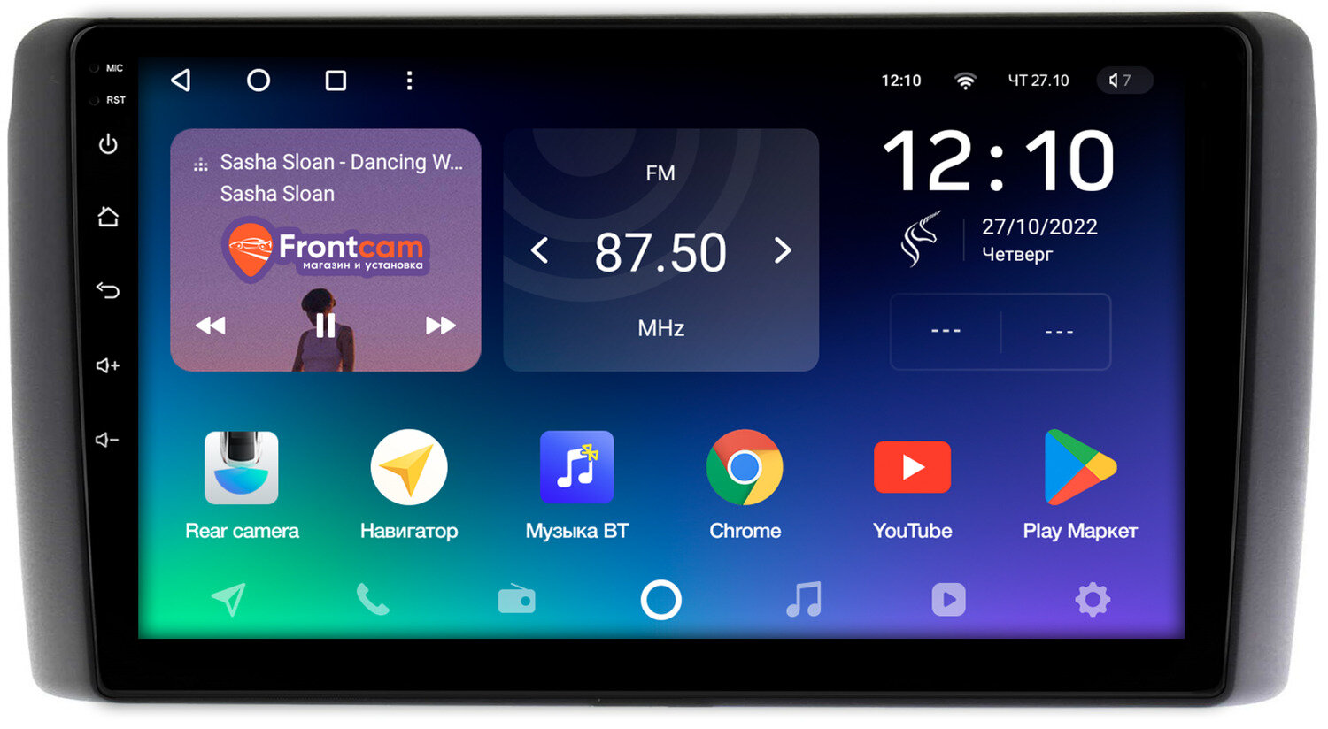 Штатная магнитола Teyes SPRO PLUS 4/64 9" RM-9-NI127N Nissan Leaf 2010-2017 Android 10 (4G-SIM, DSP, IPS)