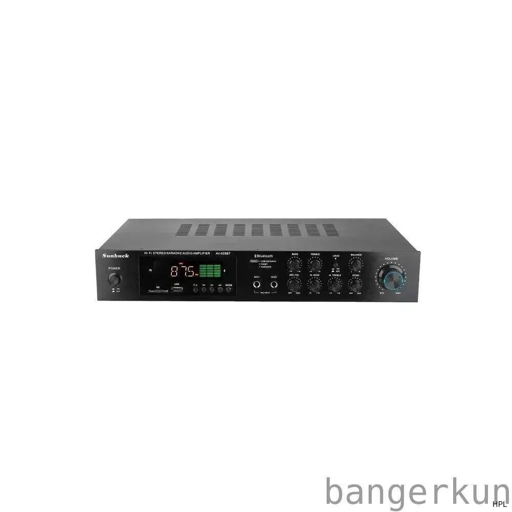 Пятиканальный усилитель звука Sunbuck AV-628BT / Усилитель мощности для колонок Bluetooth 5.0