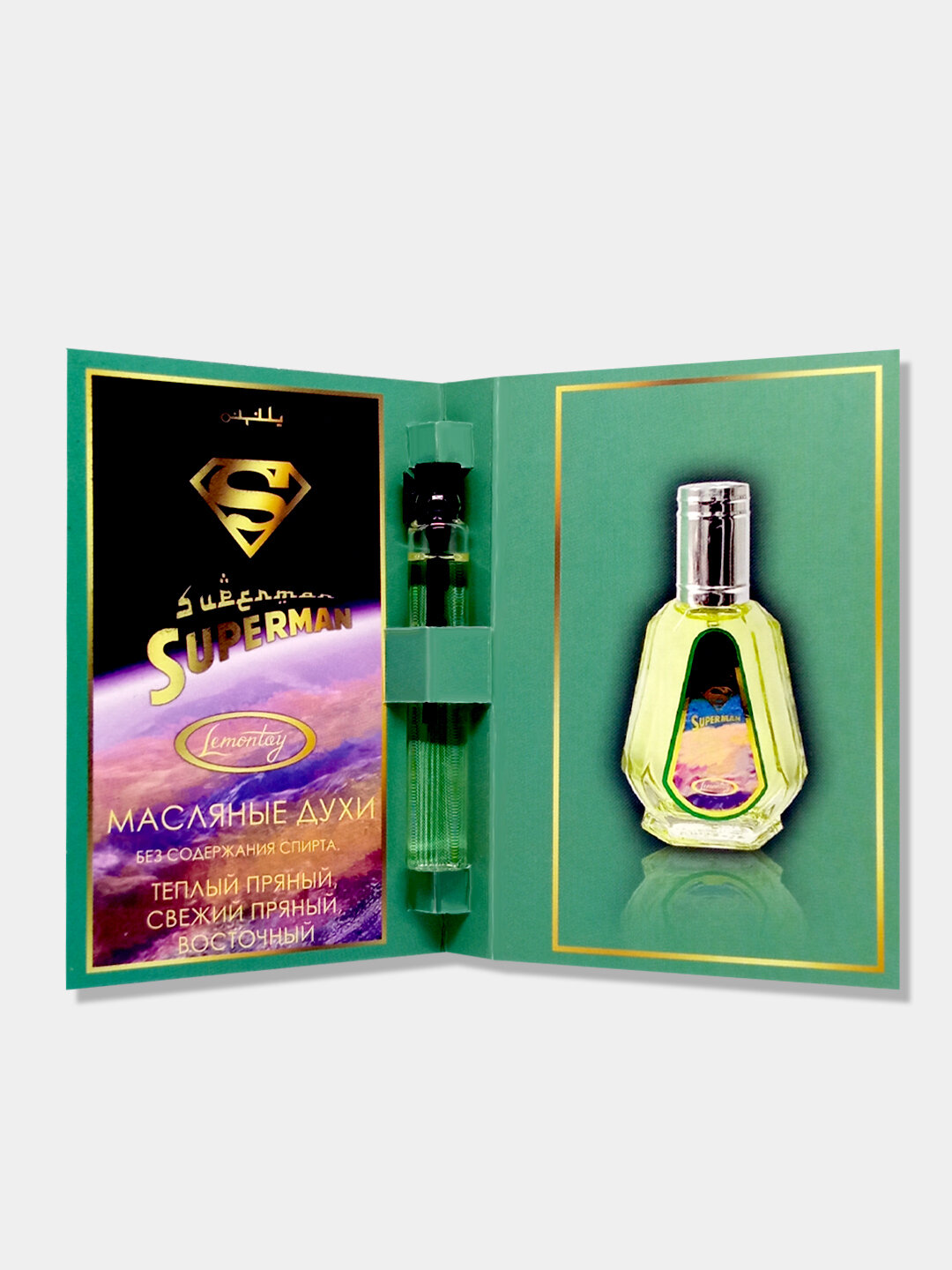 Lemontay №605, масляные духи женские мужские Superman, 3 мл