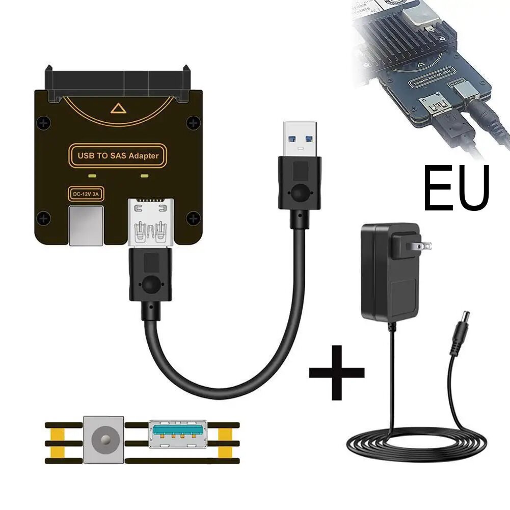 USB 3.0 - SAS адаптер Цвет: E для HDD/SSD
