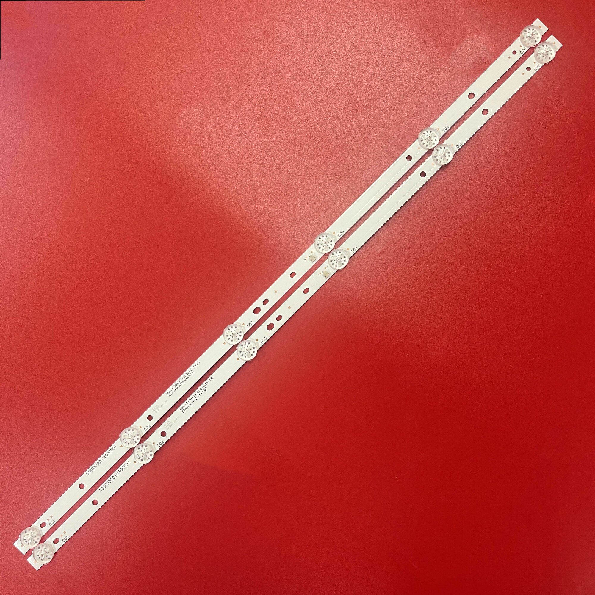 MSG-T320-T-3030-31A-06 новый комплект планок подсветки для телевизоров 32"