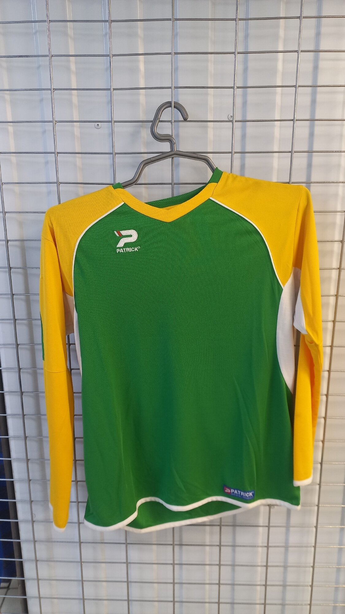 Форма (майка + шорты) футбольная PATRICK размер 2XL (русский 54) зелёно-жёлтая
