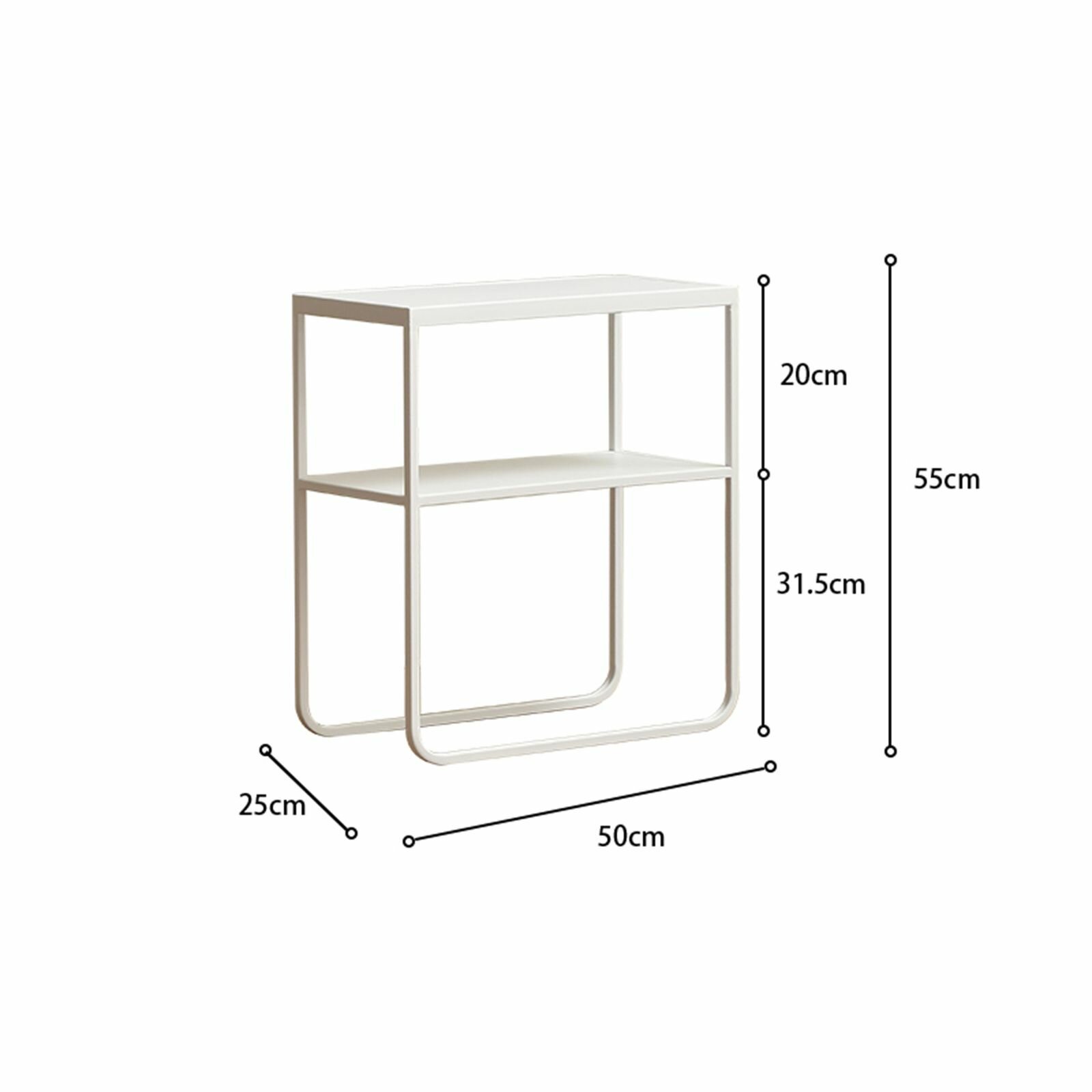 Передвижная гостиная с диваном в небольшой квартире из кованого железа прикроватная тумбочка-стеллаж, 50х25х55 см