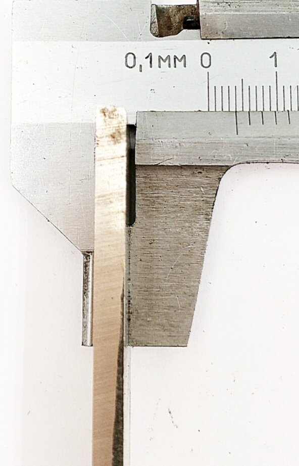 Резец лезвие из быстрорежущей стали 18х4х140 Р6М5 (313-0303) отрезной