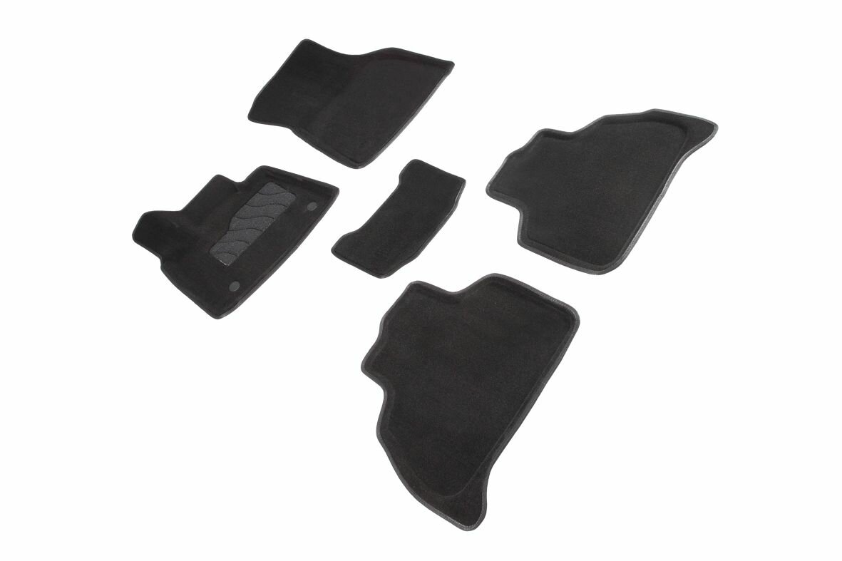 Ворсовые коврики 3D с бортом в салон автомобиля для BMW X5 (G-05) 2018-н. в./БМВ X5