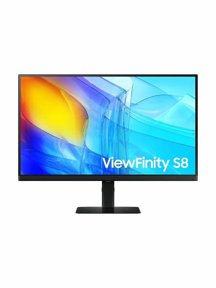 Монитор 27" Samsung, ViewFinity S8 S27D800EAIXCI, IPS, 60Гц, 16:9, Черный