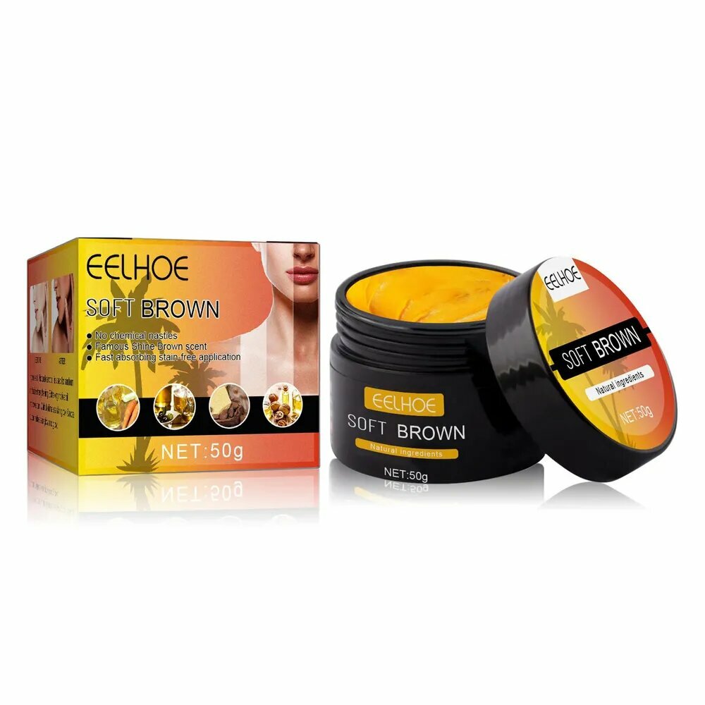 EELHOE Длительный автозагар для тела без загара, крем-бронза