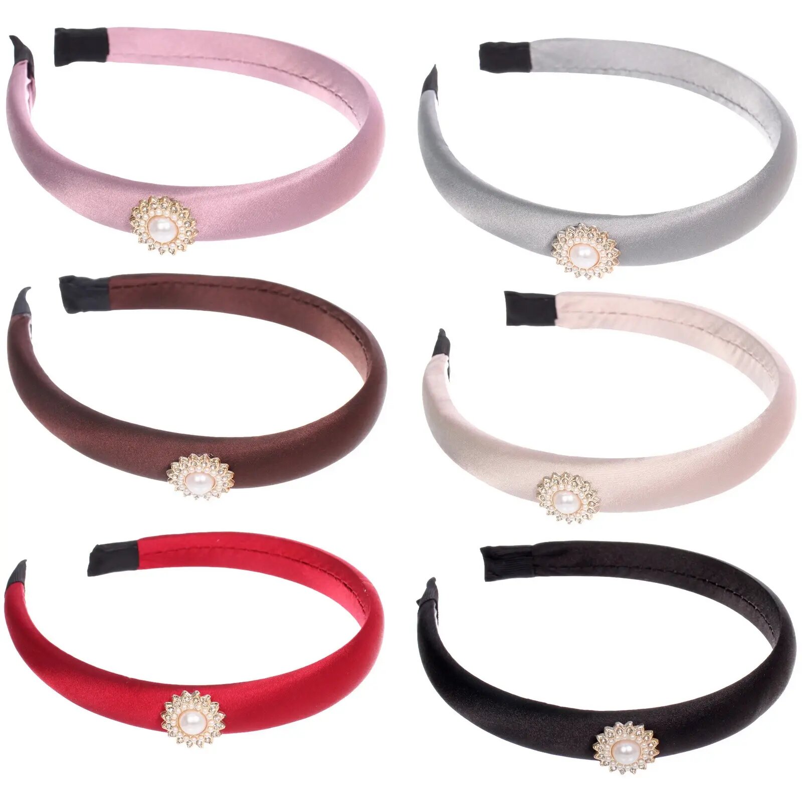 Ободок для волос «марципан», 2см, разноцветный, 1 штука, стильный аксессуар