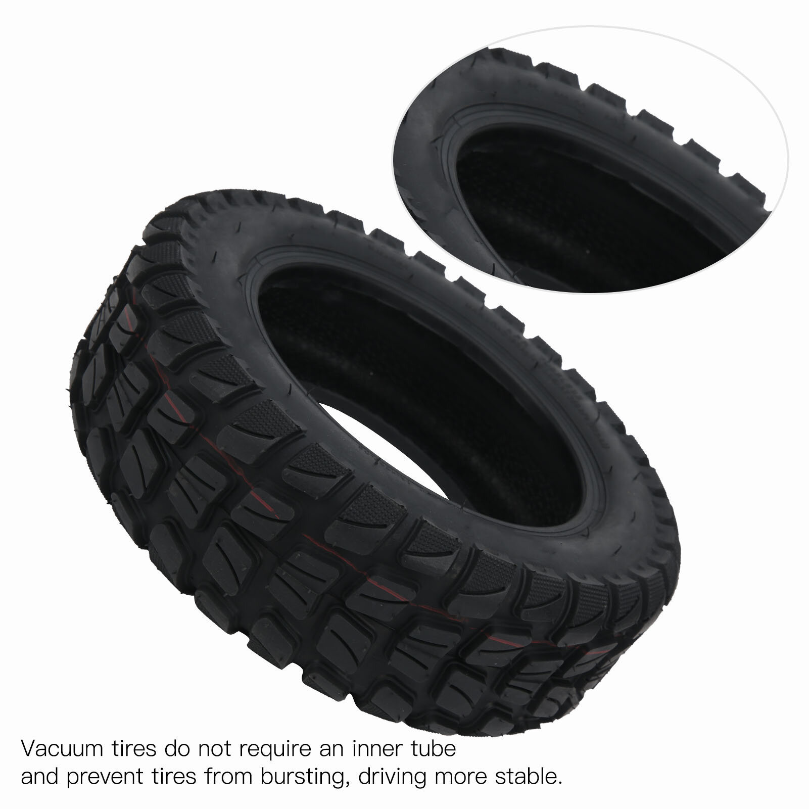 10-дюймовая бескамерная шина, вакуумное колесо 90/65 6,5, износостойкая утолщенная шина для электрического скутера