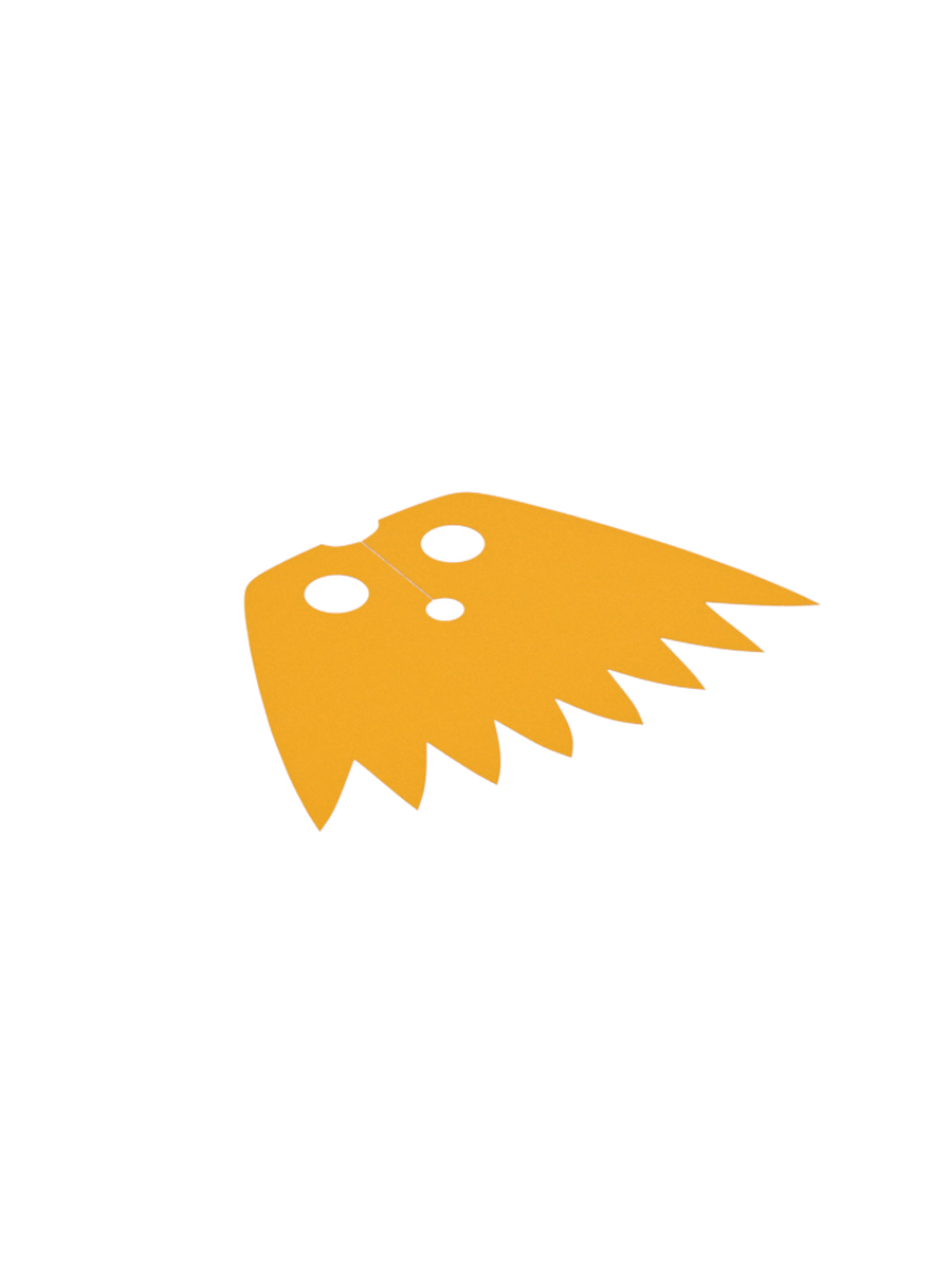 Деталь Lego Minifigure Cape Cloth, 8 Points Short - Spongy Stretchable Fabric (58574)