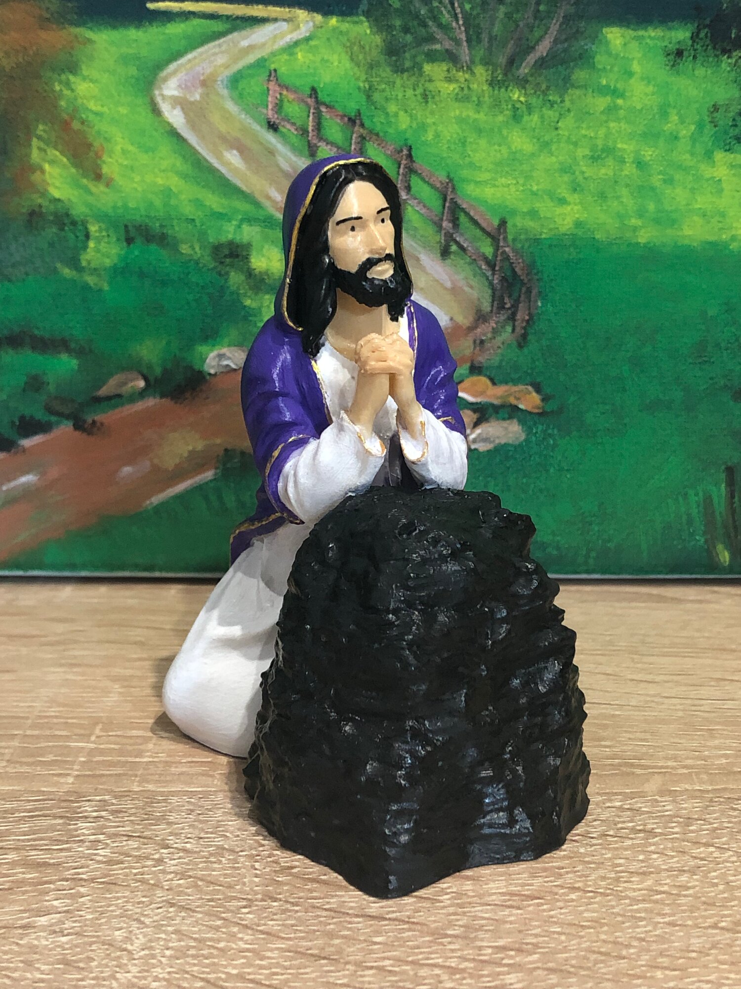 Статуэтка Иисус Христос 11 см. ручной работы уникальное изделие для верующих и коллекционеров!