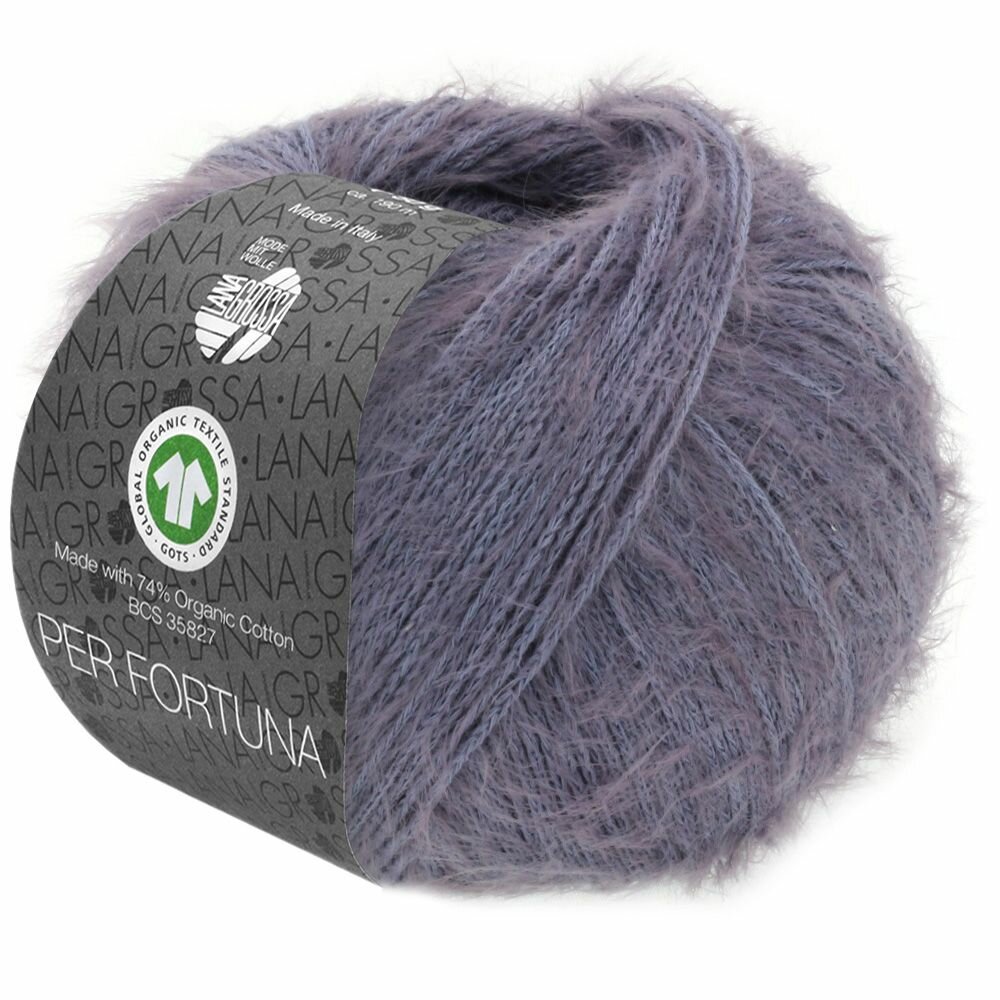 Пряжа для вязания Lana Grossa Per Fortuna (39 Grauviolett) 2 мотка по 50 г/190 м