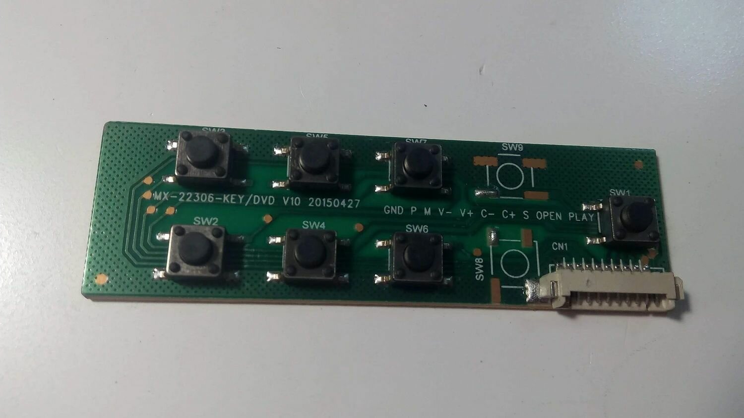 Плата кнопок MX-22306-KEY/DVD V10 для 40Lex-5037/Ft2C Lcd Телевизор Bbk Плата управления арт. 10419