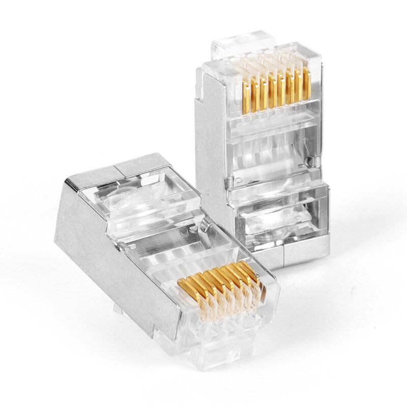 Сетевой кабель RJ45 Super Category 6 crystal head с двойной дренажной кристаллической головкой 6 без