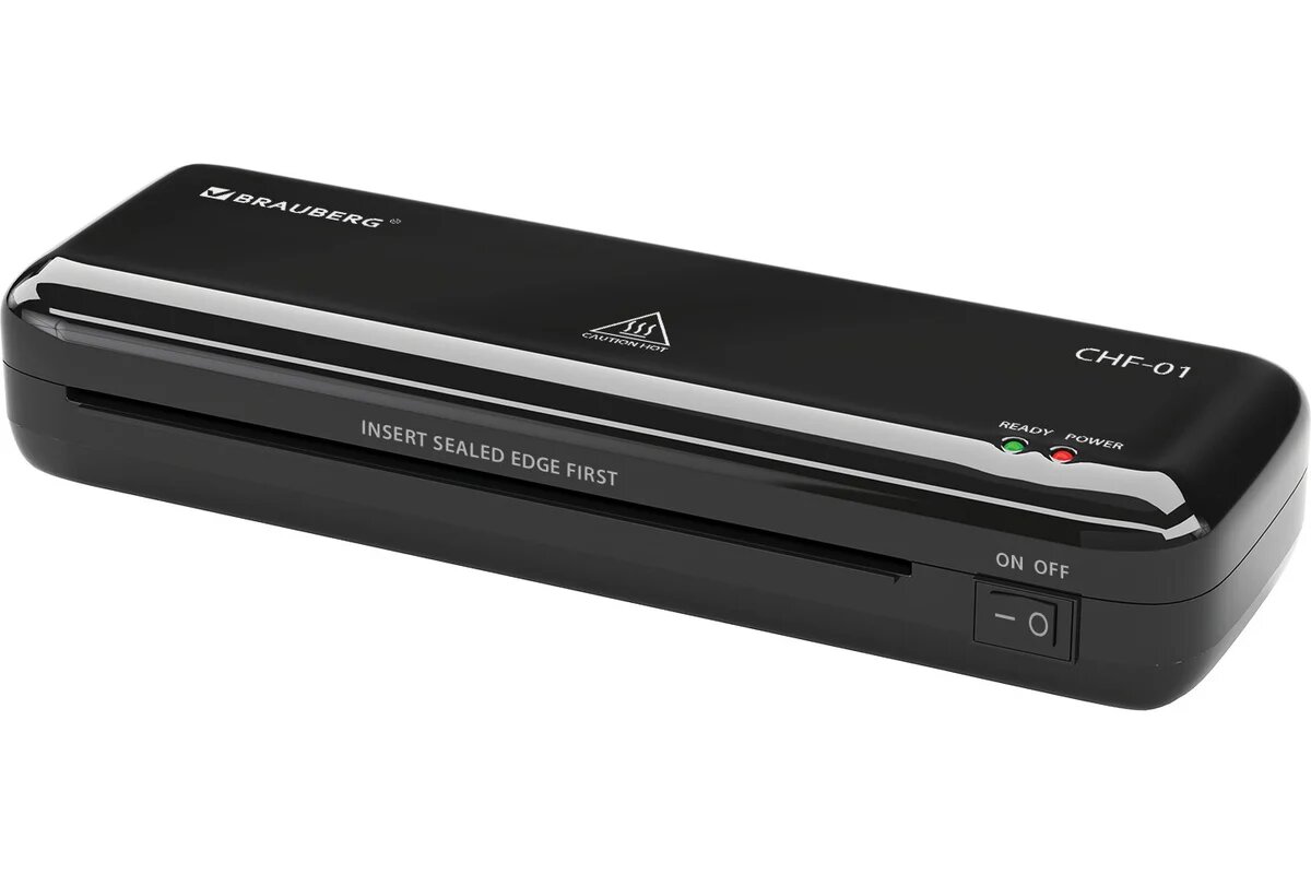 BRAUBERG Ламинатор А4 с резаком и обрезчиком углов пленка 52 шт в подарок до 150 мкм CHF-01