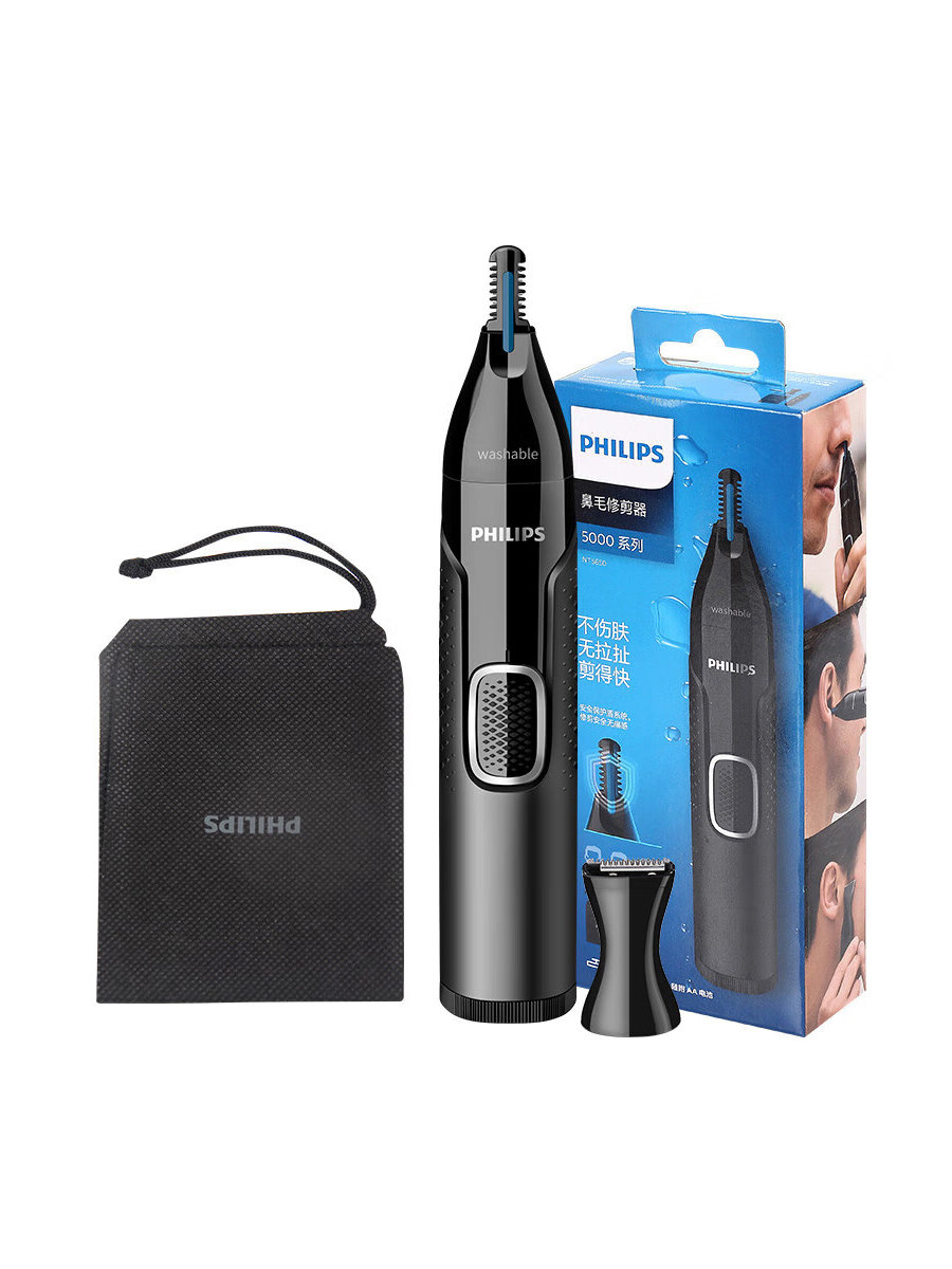 Philips Триммер для носа и ушей NT5650, кол-во насадок 1
