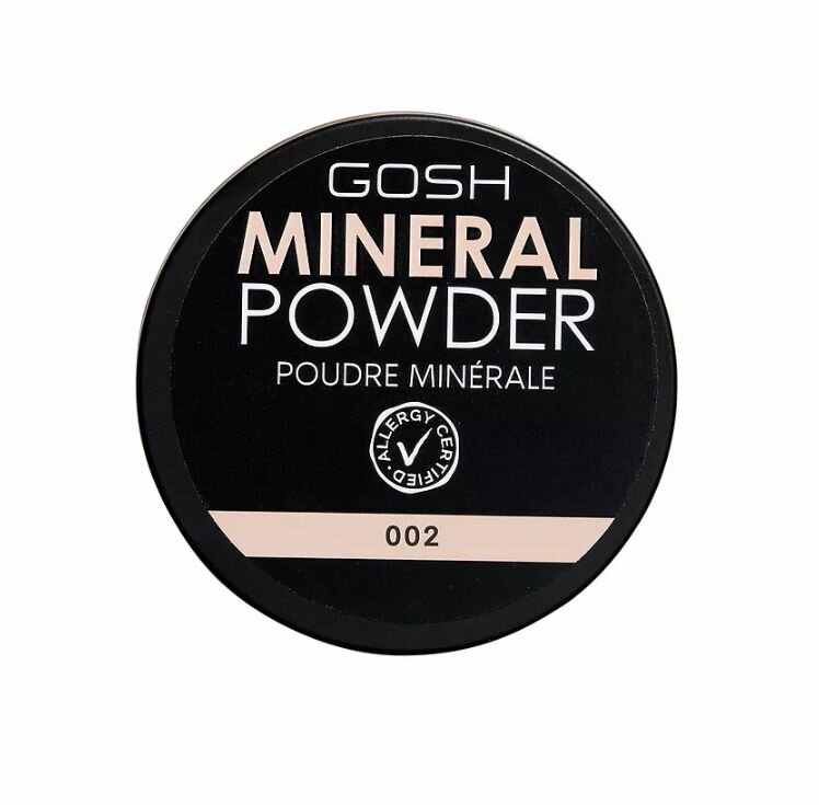 GOSH Пудра для лица минеральная Mineral Powder, 002 Ivory, 8 г