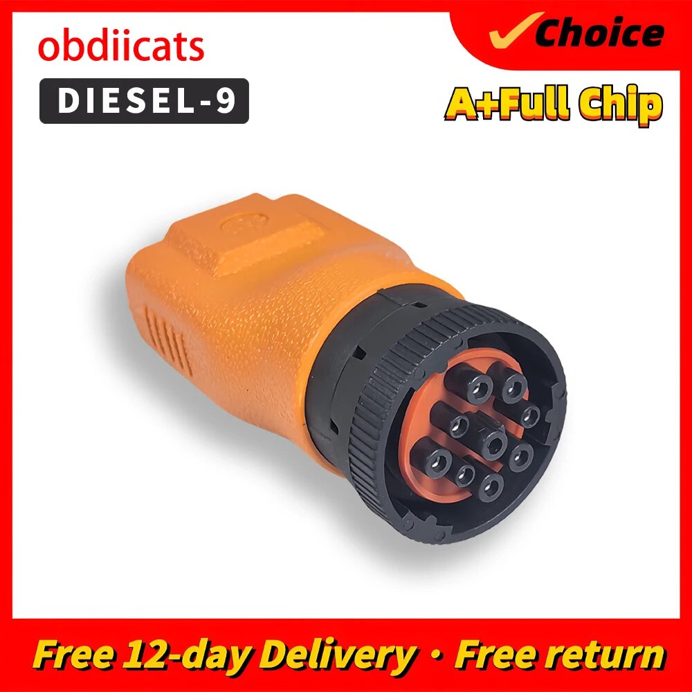 OBD2 кабель Diesel-9 для грузовика Volvo Iveco Cummins Isuzu