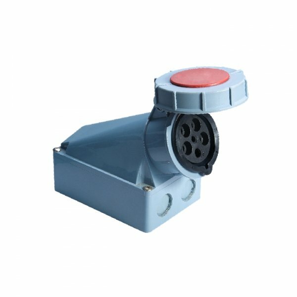 EKF PROxima Розетка стационарная наружная 1452 3Р+РЕ+N 125А 380В IP67, ps-1452-125-380