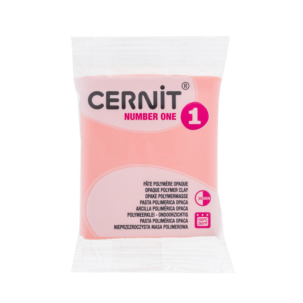 Полимерная глина запекаемая (пластика) Cernit № 1, 56-62 г (761 оранжевая маргоза)