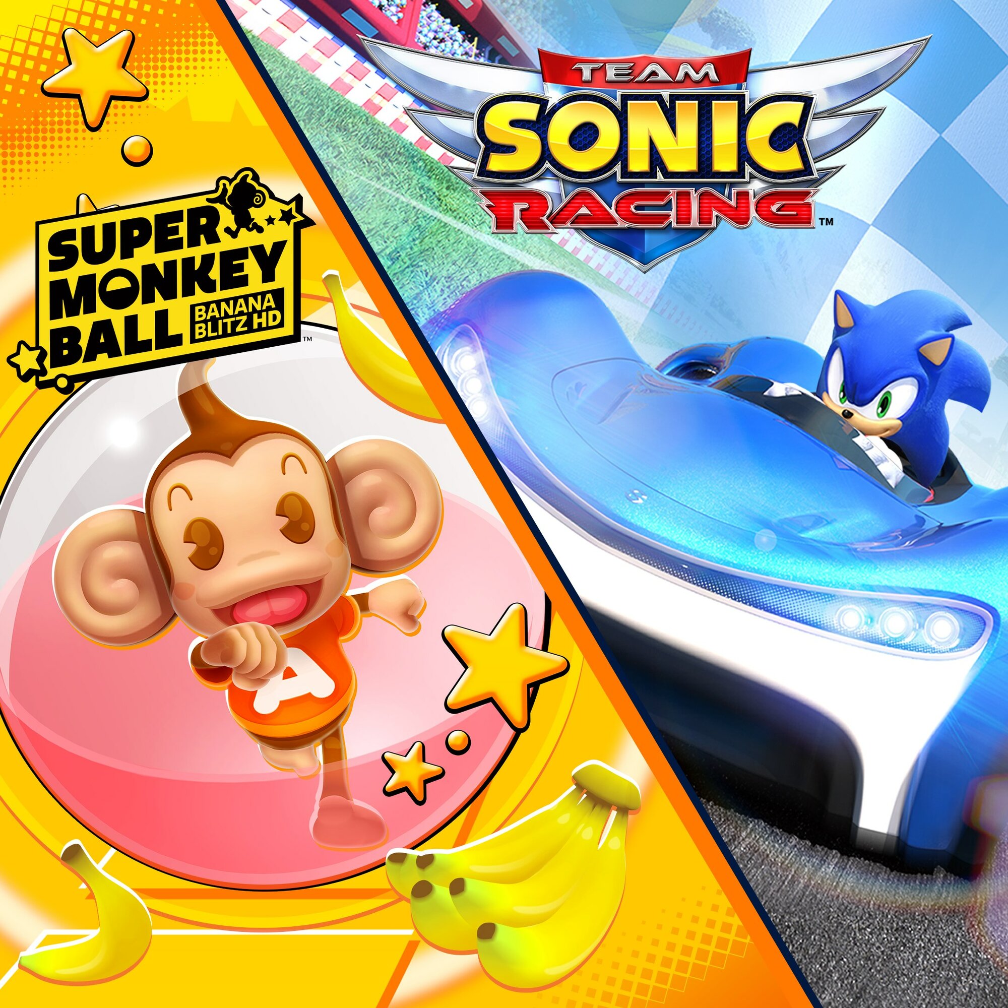 Игра Team Sonic Racing & Super Monkey Ball: Banana Blitz HD для Xbox - Цифровой код для Microsoft Store