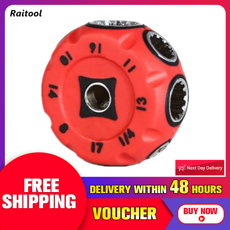 Инструмент Raitool 8 в 1 CR-MO Mini Hollow Universal Socket Многоцелевой ремонтный инструмент новый