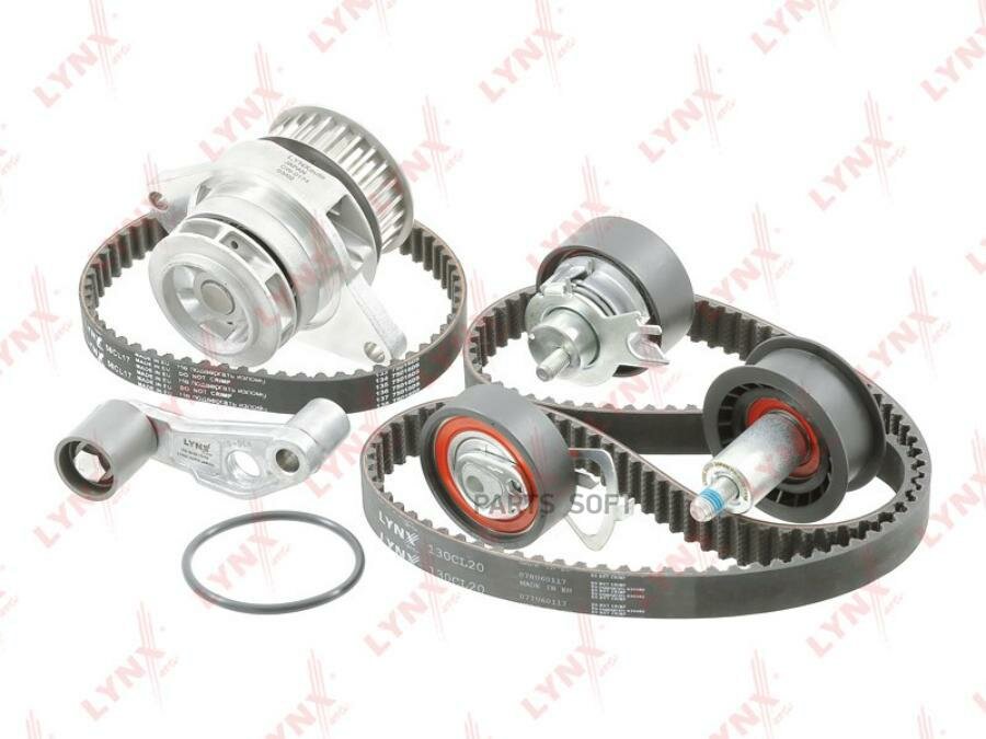 LYNXAUTO PW-1037 Комплект ремня ГРМ с водяным насосом VW Bora 1.6 00-05 / Golf IV 1.6 97-05 / Lupo 1.6 99-05 / Polo 1 ()