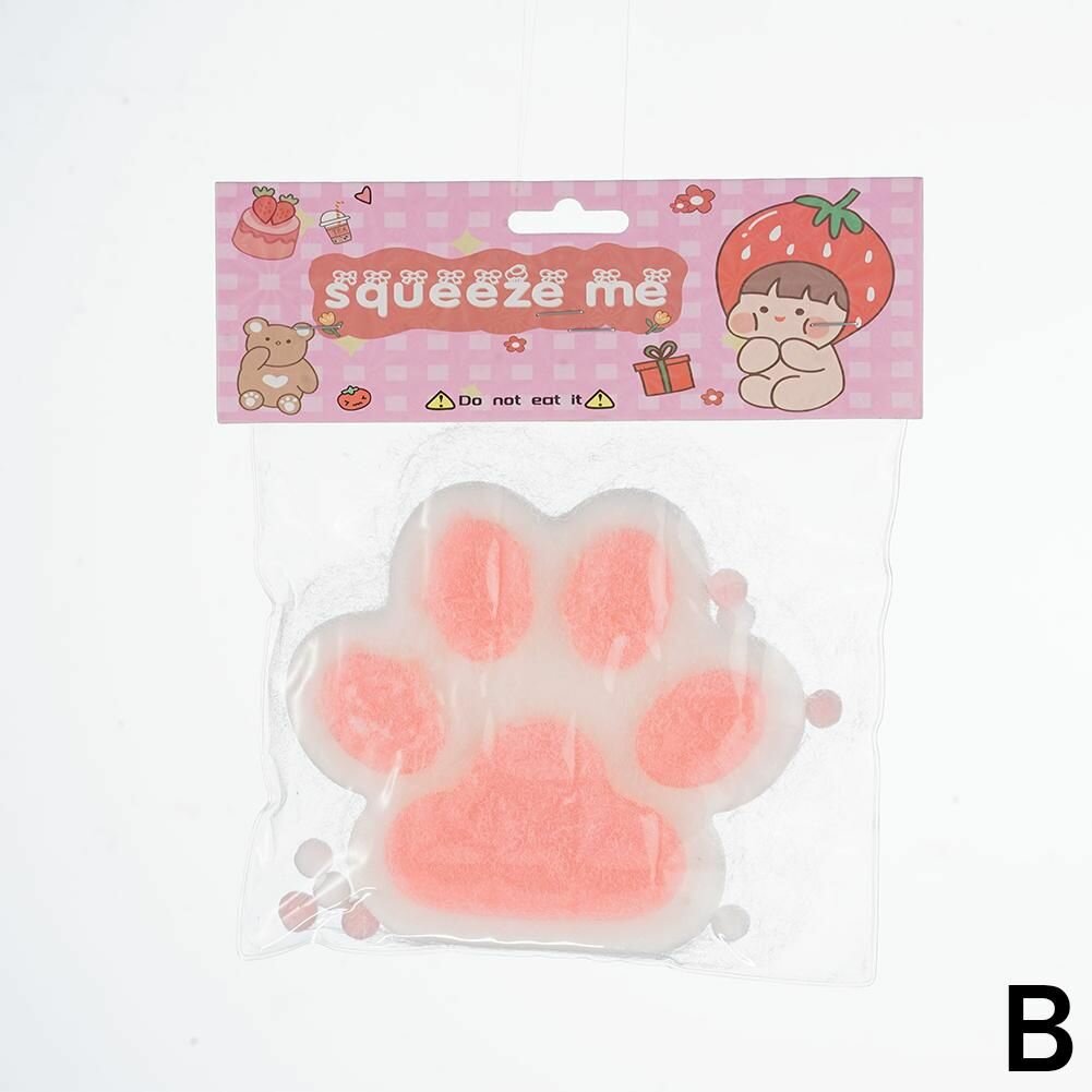 Сквиш большая лапка Игрушка для снятия стресса Кошачья лапа