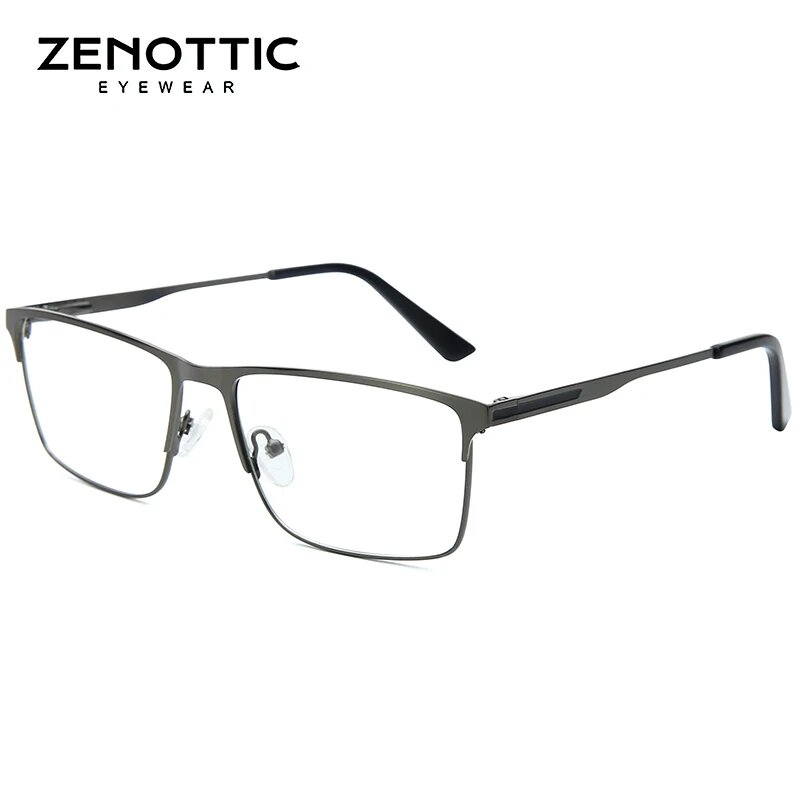 ZENOTTIC Очки мужские квадратные, Цвет 003, Анти-синий свет