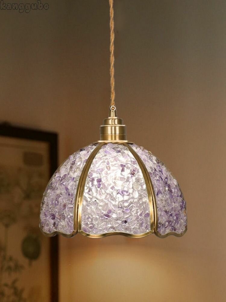 Люстра из цветного хрусталя