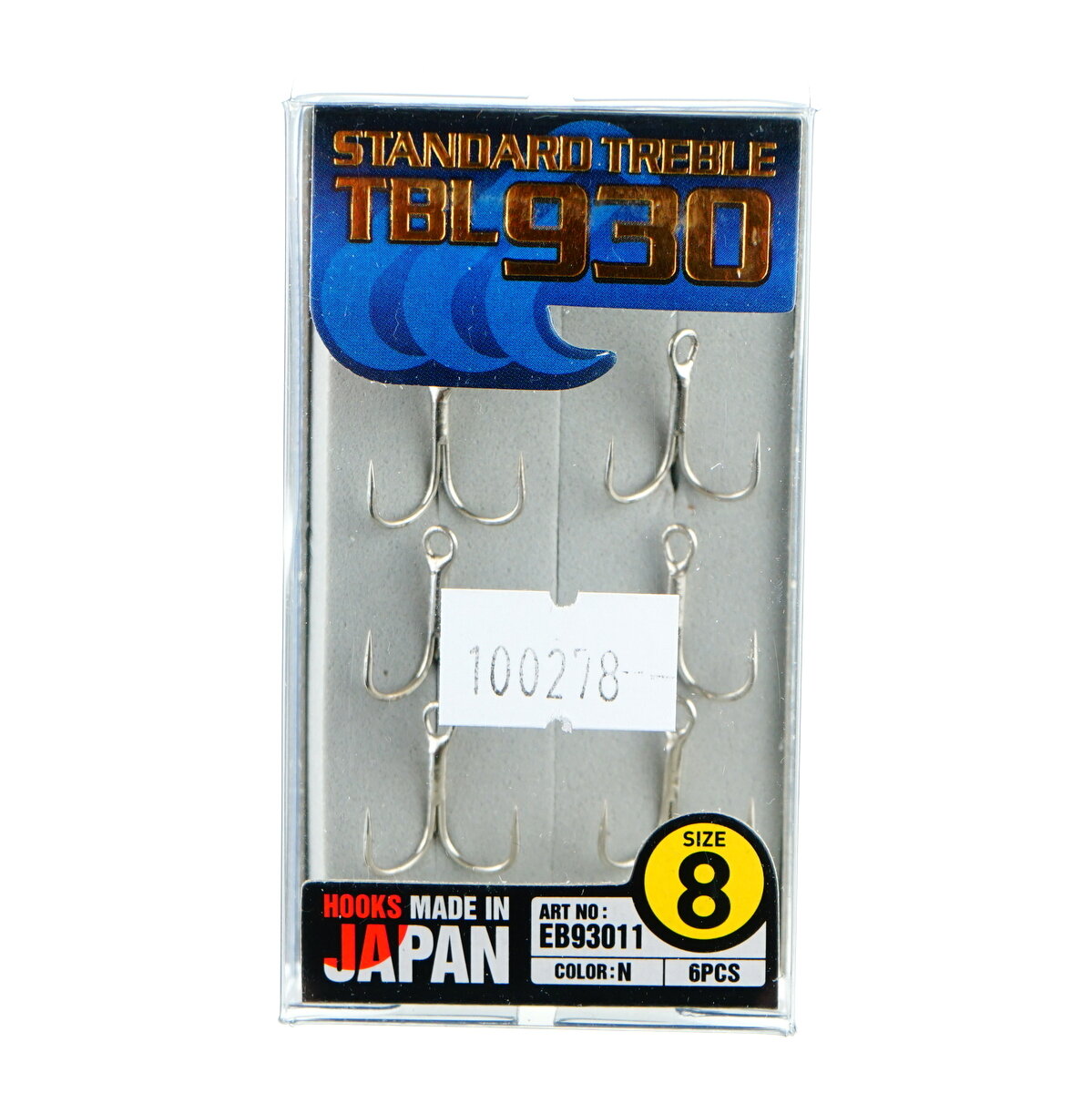 Крючки тройные Hayabusa N TBL930 №8 (6шт)