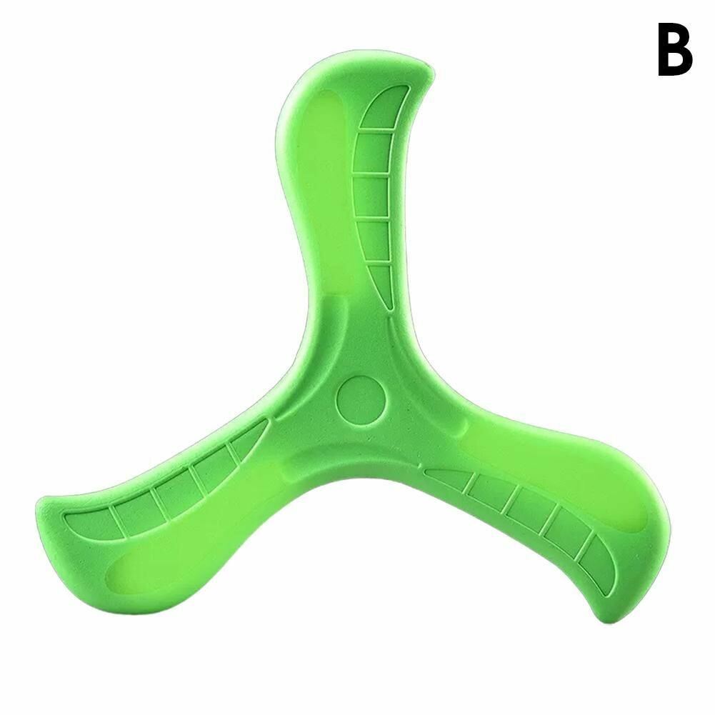 Трехлистный Светящийся бумеранг, материал EVA мягкий и безвредный, подходит для игры родителей с детьми