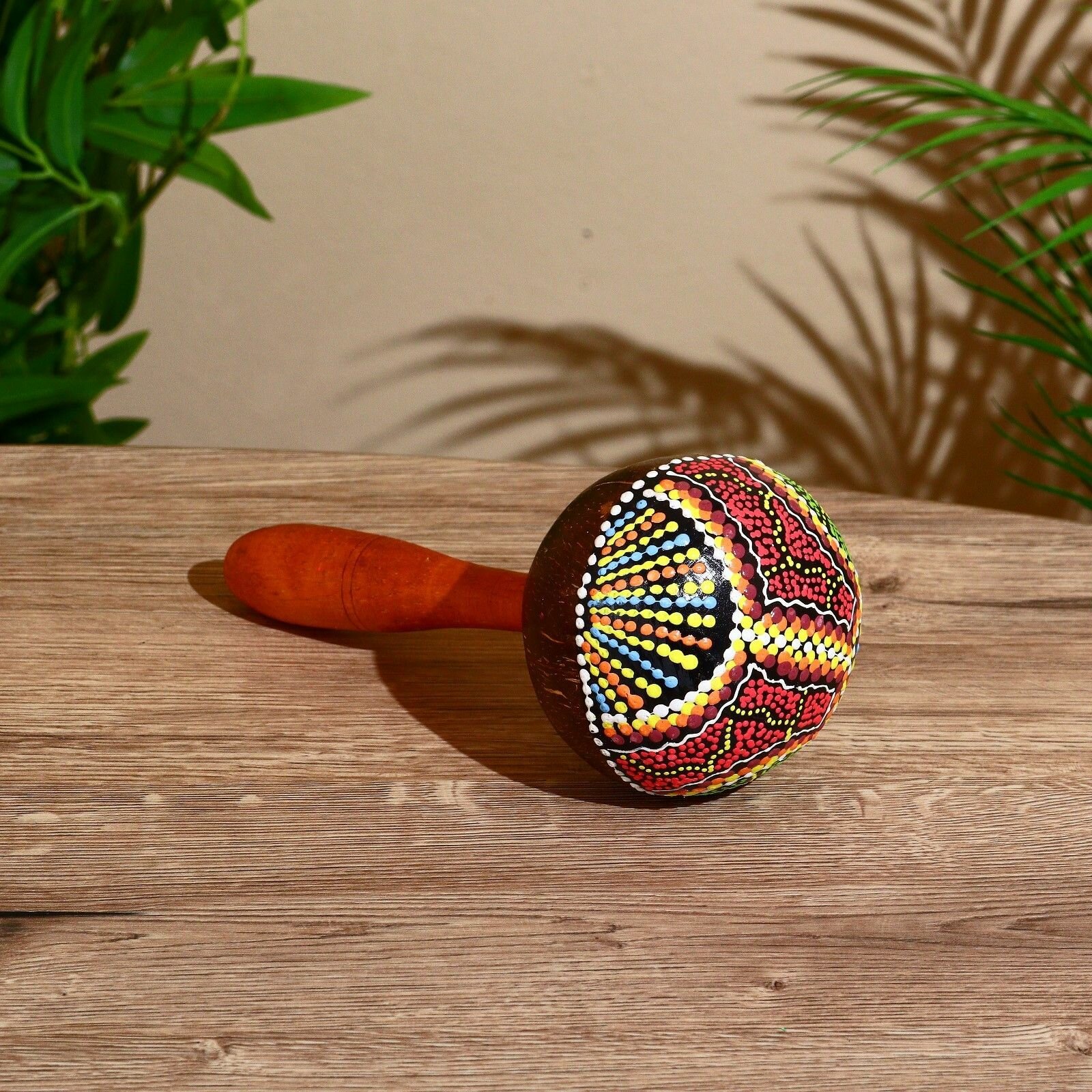 Музыкальный инструмент "Маракас пятнышки" 22*9*9 см